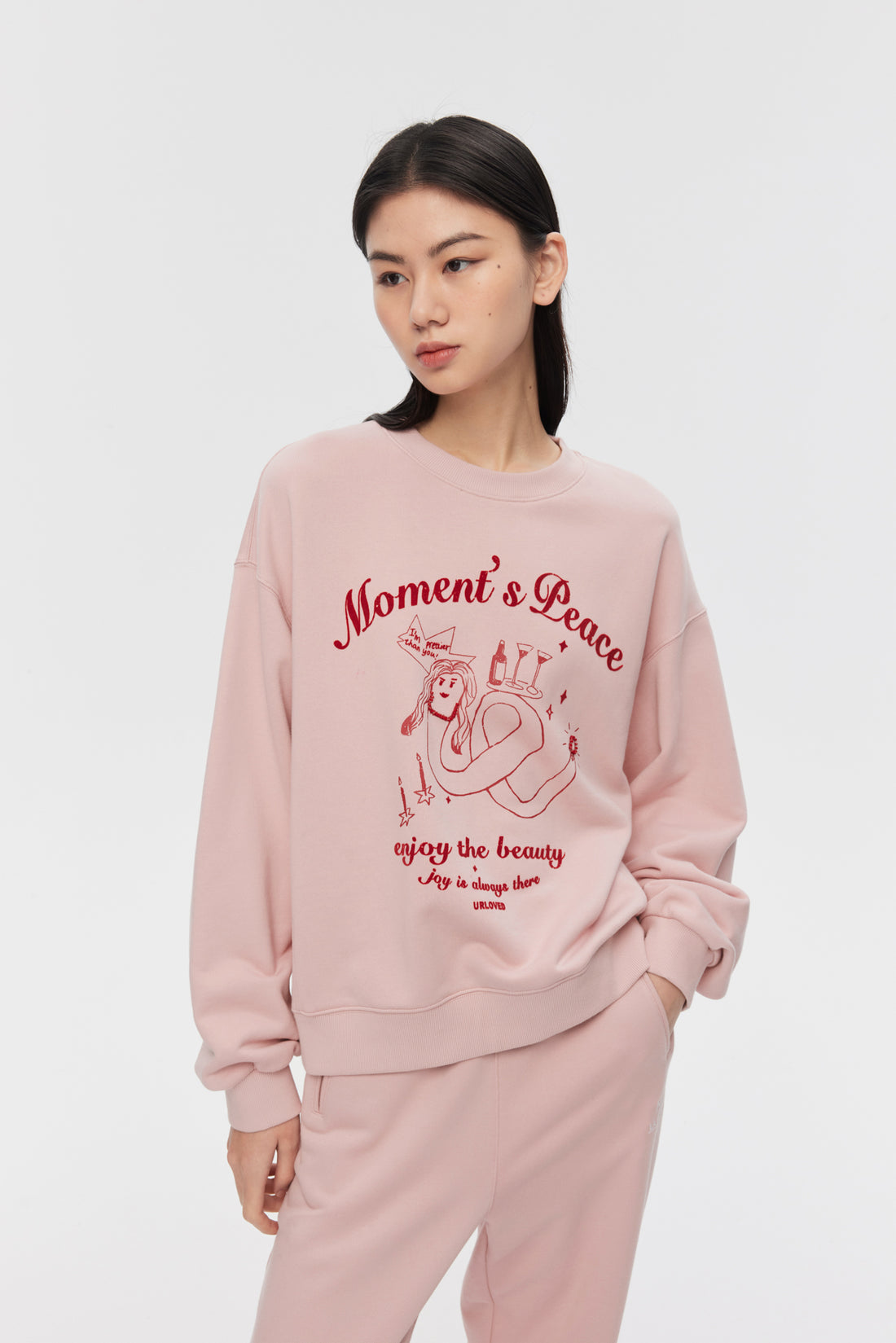 Tobacco Pink Attack Sweatshirt – Urlazh New York