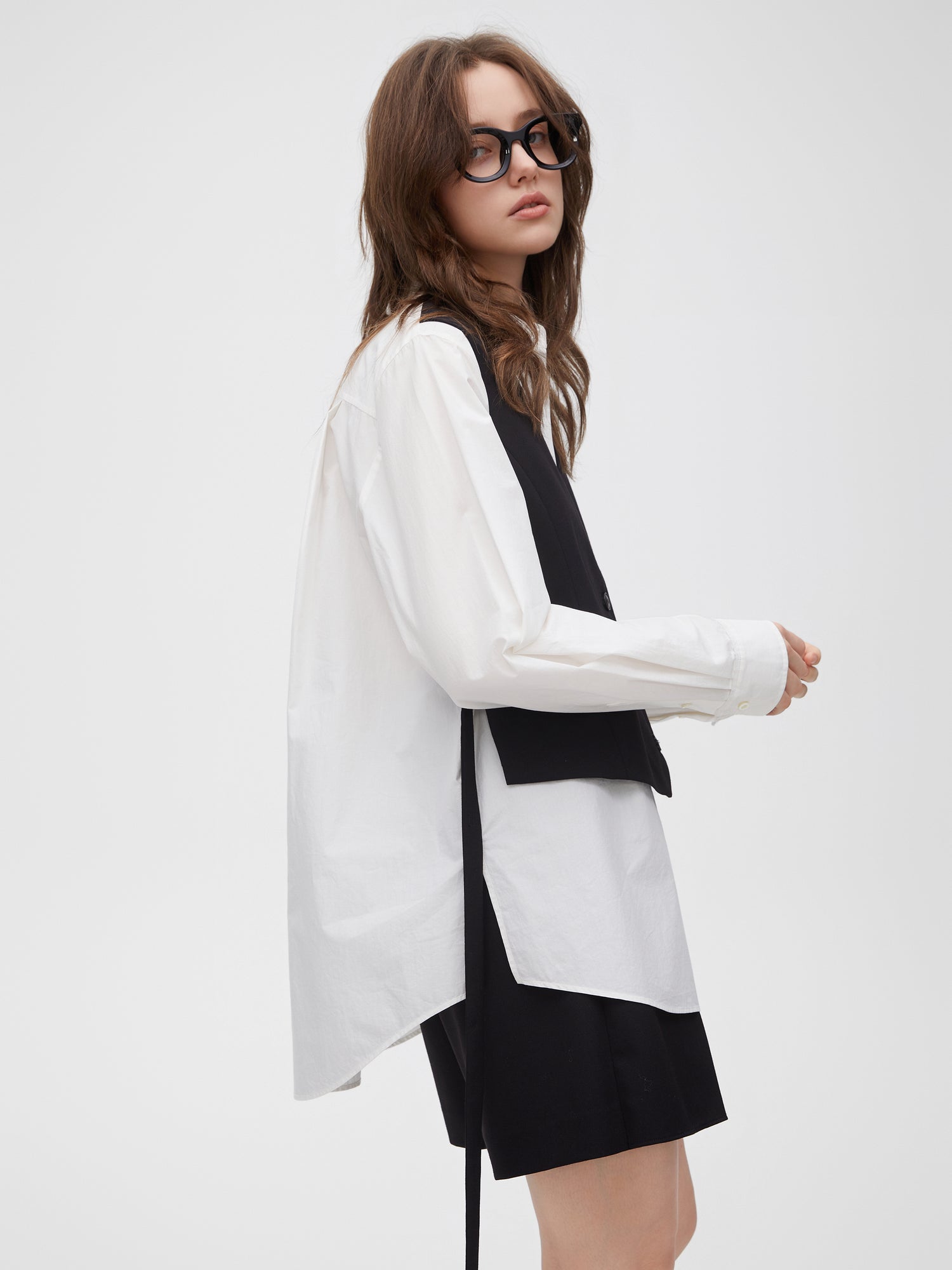 False two-piece waistcoat shirt – Urlazh New York