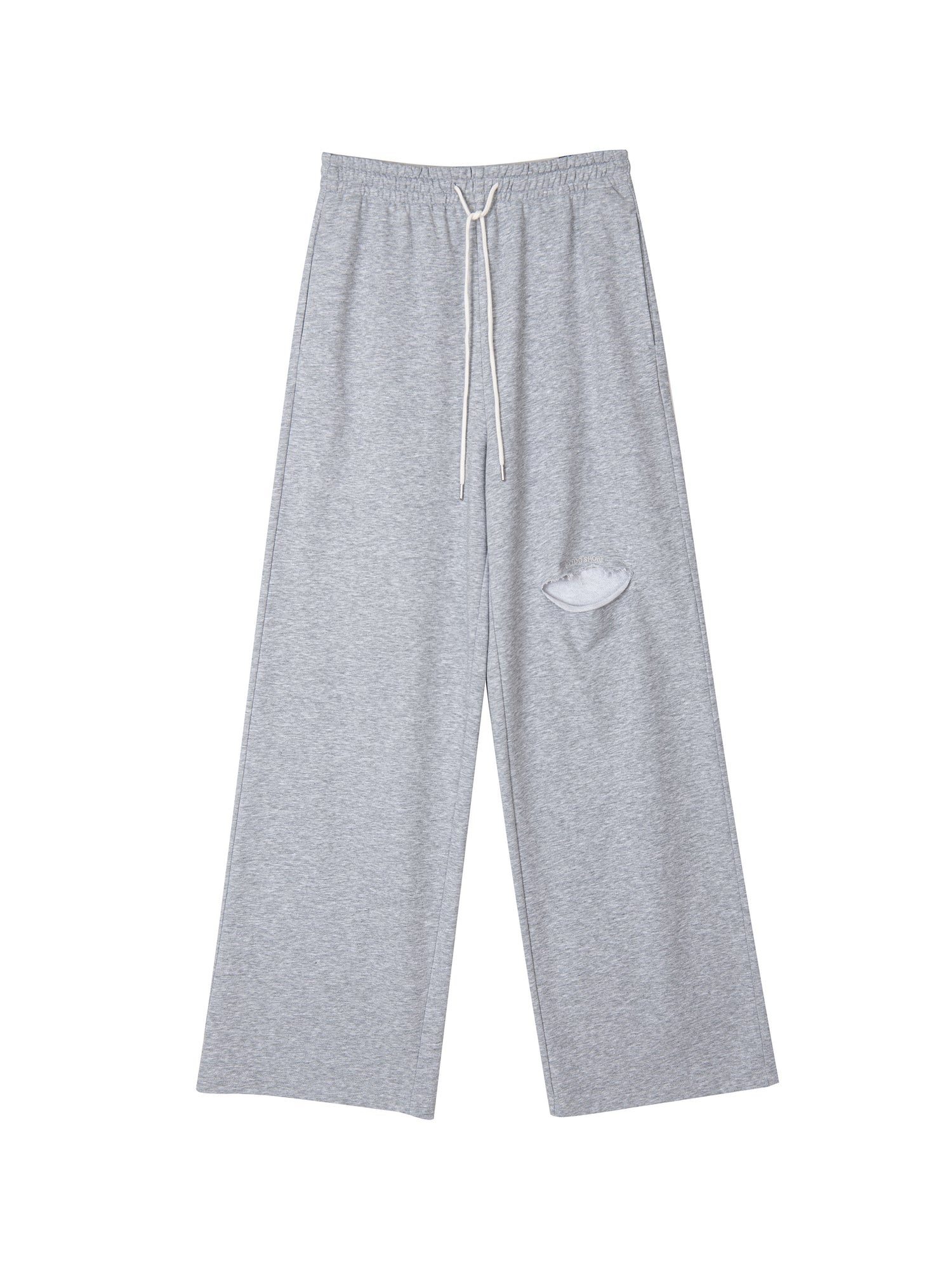 Torn Wide Leg Pants-Grey – Urlazh New York