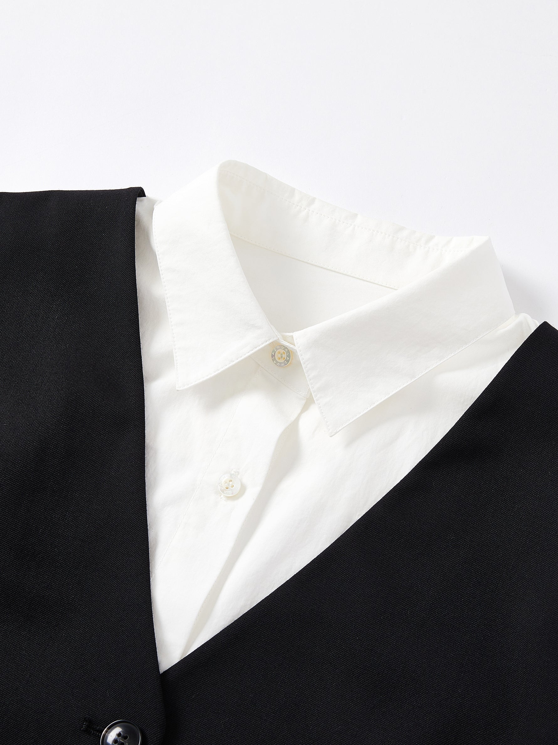 False two-piece waistcoat shirt – Urlazh New York