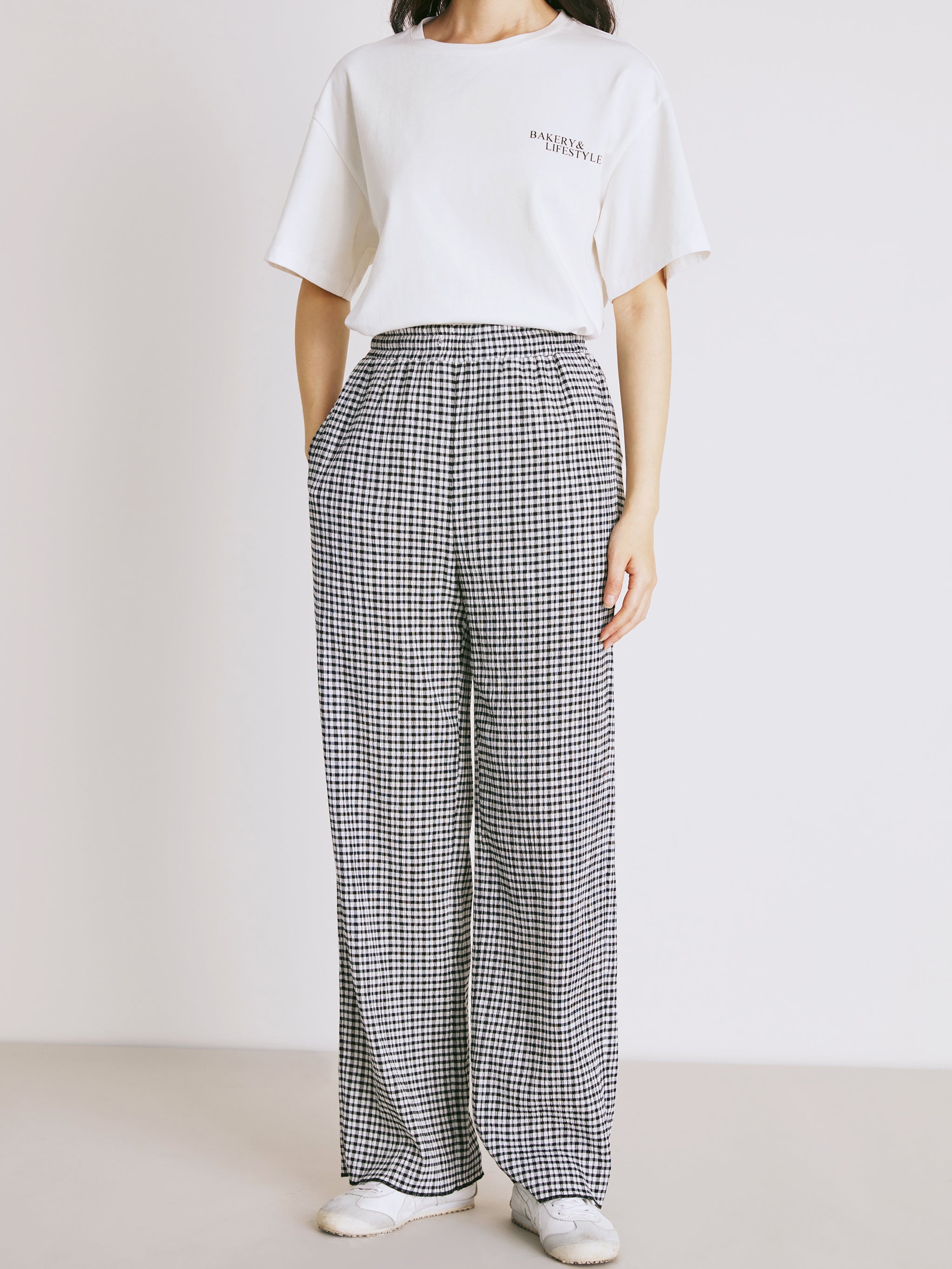 Plaid Pleated Pants – Urlazh New York