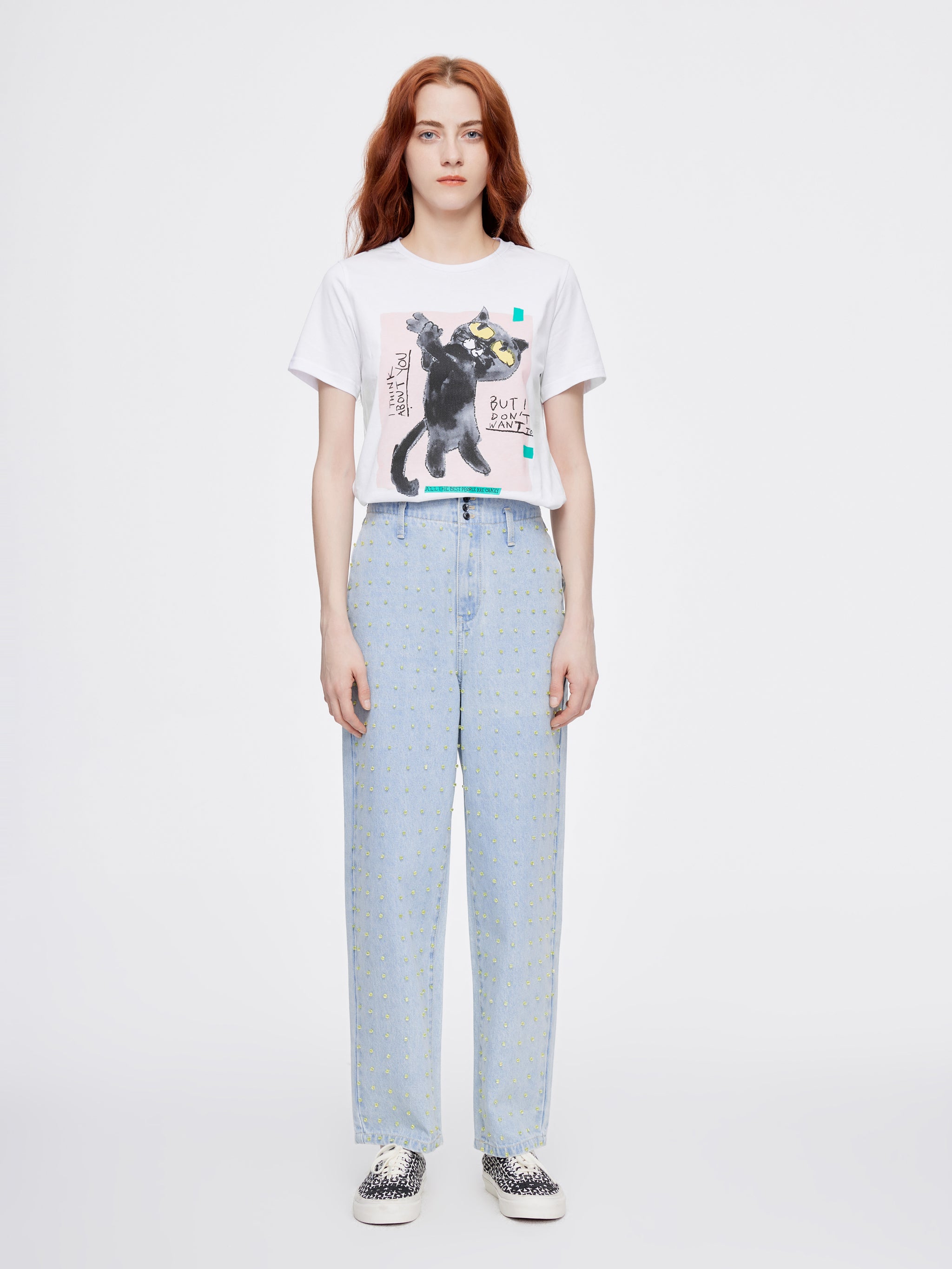 Dandelion' Crystal Jeans | Denim | Urlazh NY – Urlazh New York